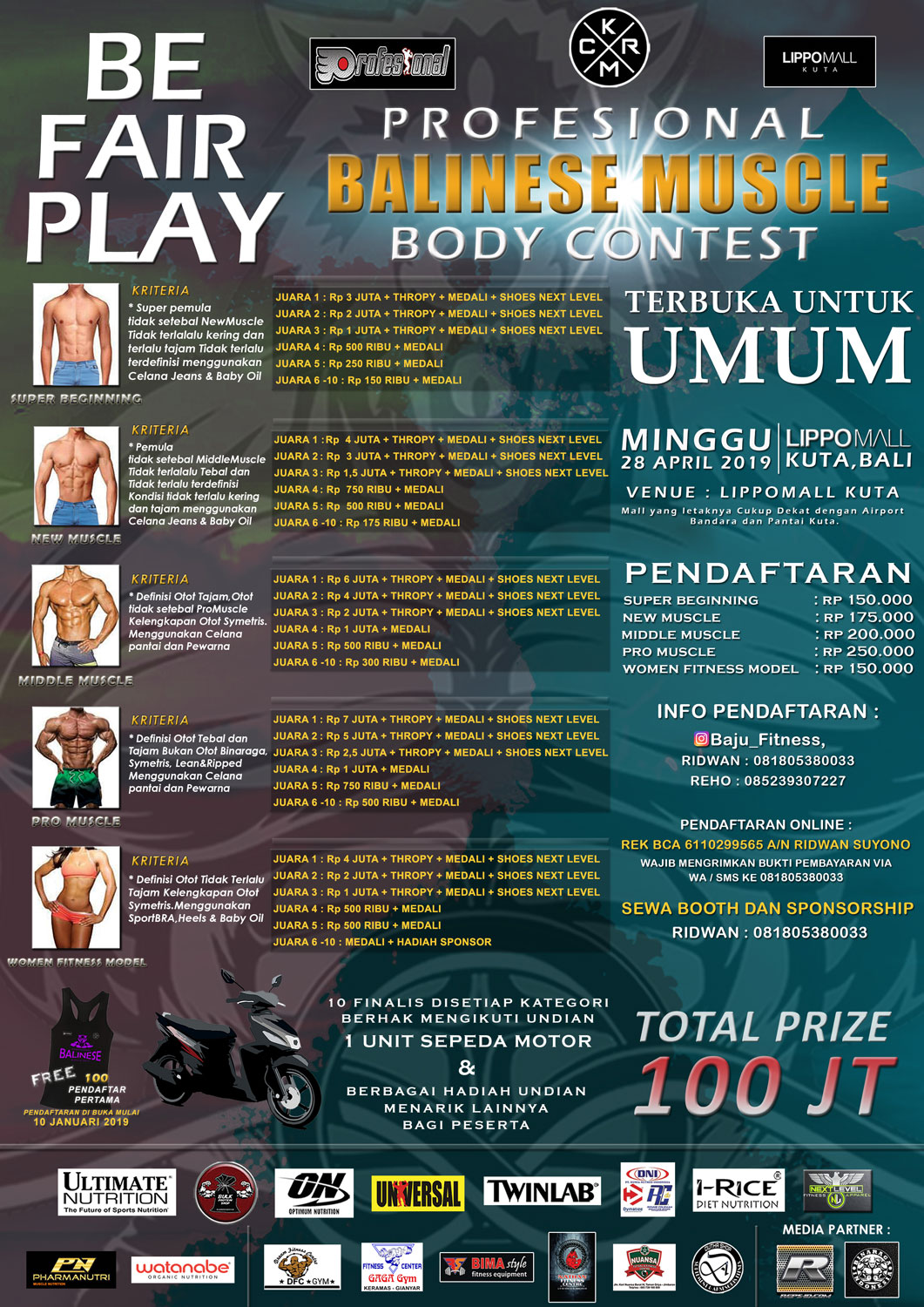 PROFESIONAL BALINESE MUSCLE 2019